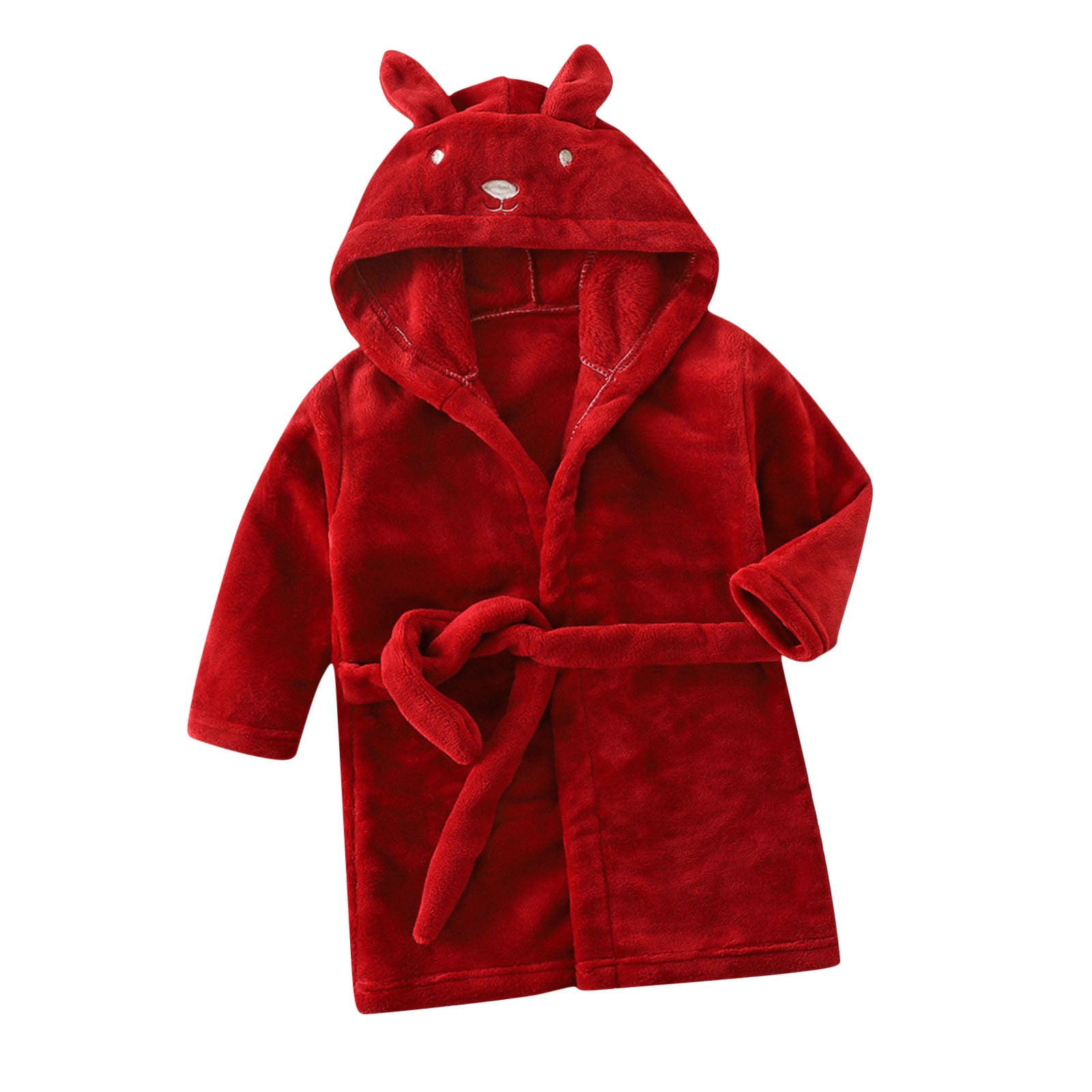 Agkizg Fall/Winter Toddler Boys Girls Fleece Lined Bathrobe,Long Robes ...
