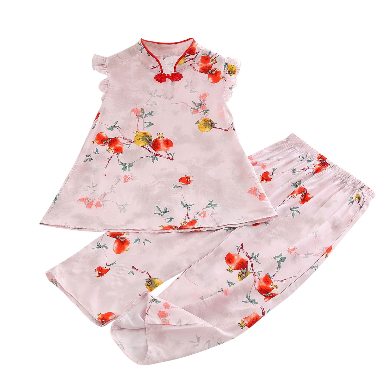 Agkizg Girls Clothing Sets Toddler Girls Outfit Sets Cottons Fly Sleeve ...