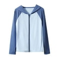 Agkizg Girls Ice Silk UPF 50+ Sun Protection Jacket Loose Fits ...