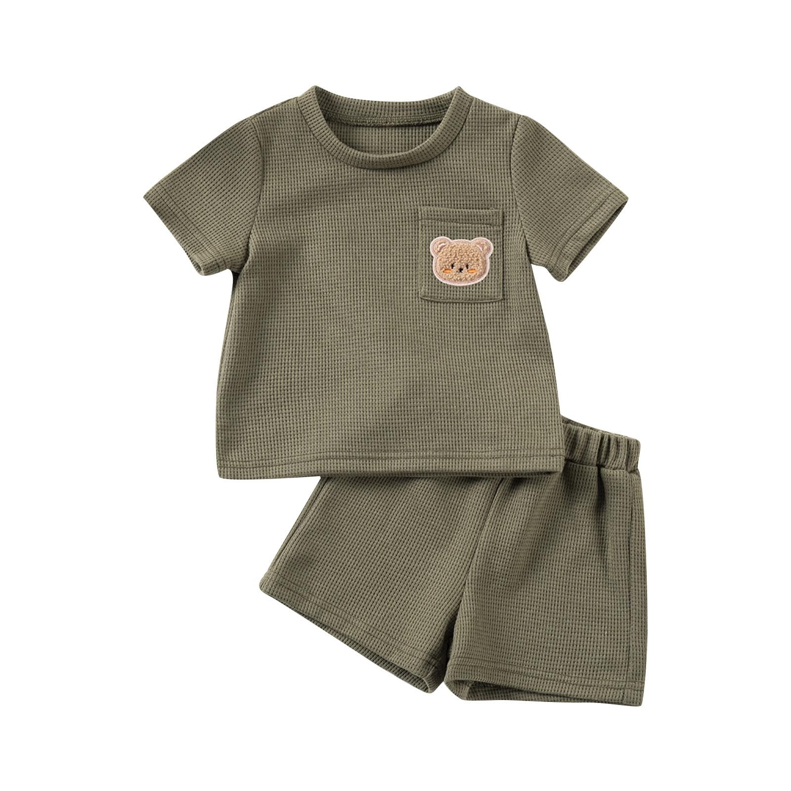 Agkizg Matching Sets for Kids Clothing Toddler Girls Outfit Sets Short ...
