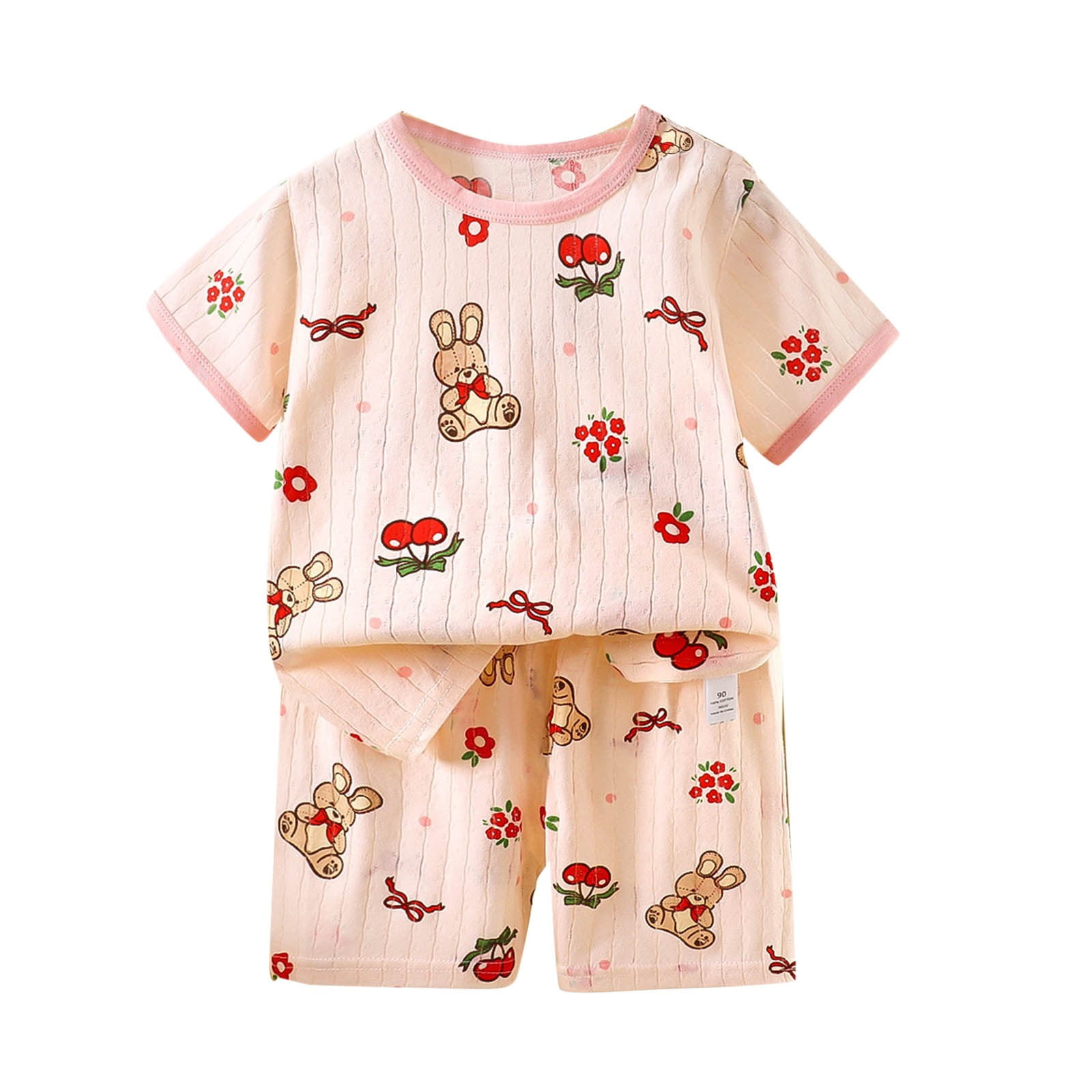 Agkizg Matching Sets for Kids Clothing Toddler Girls Outfit Sets Short ...