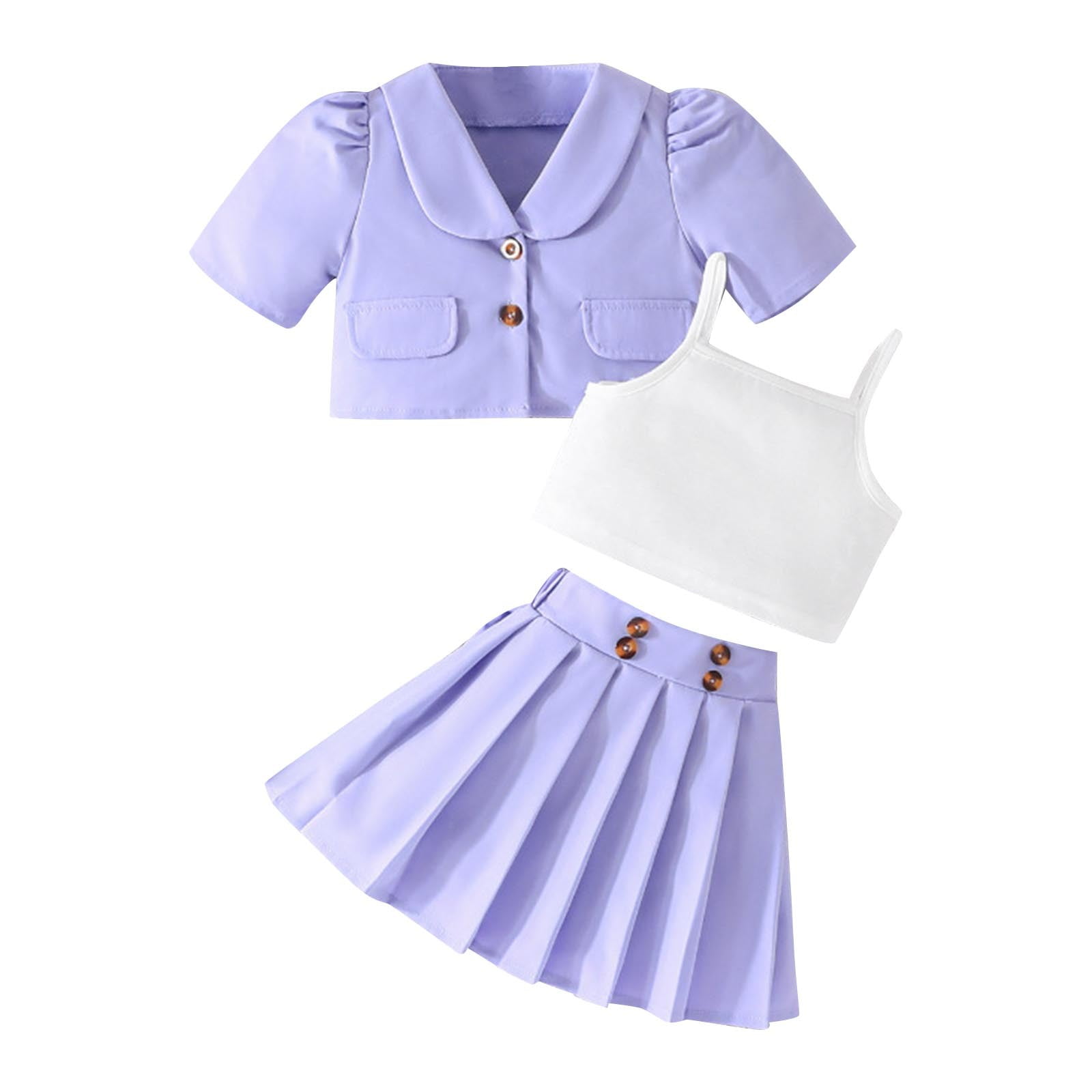 Agkizg Matching Sets for Kids Clothing Toddler Girls Outfit Sets Short ...