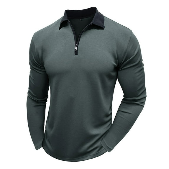 Agkizg Men Long Sleeve Shirts,Mens Casual Shirts,Men's Color Collared ...