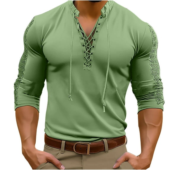 Agkizg Men Long Sleeve Shirts,Mens Casual Shirts,Men's Hooded Stand ...