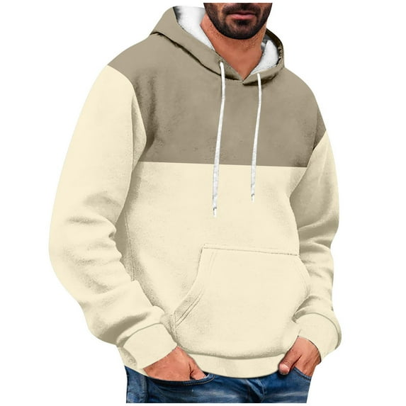Agkizg Men's Oversized Hoodie,Mens Casual Winter Sweatshirt,Men's Color ...