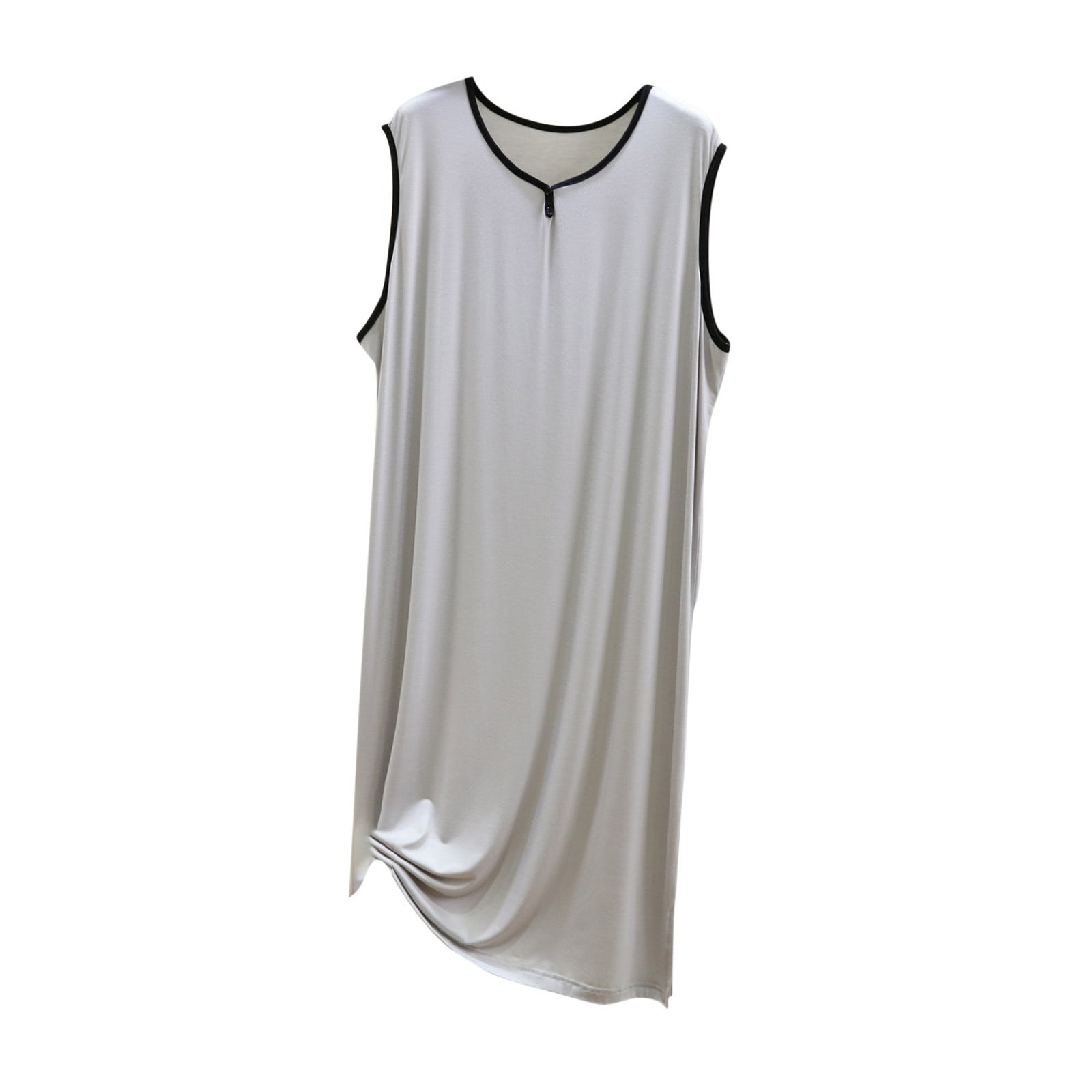 Agkizg Plus Size Men's Cottons Bathrobe,Long Robes for Men's House ...