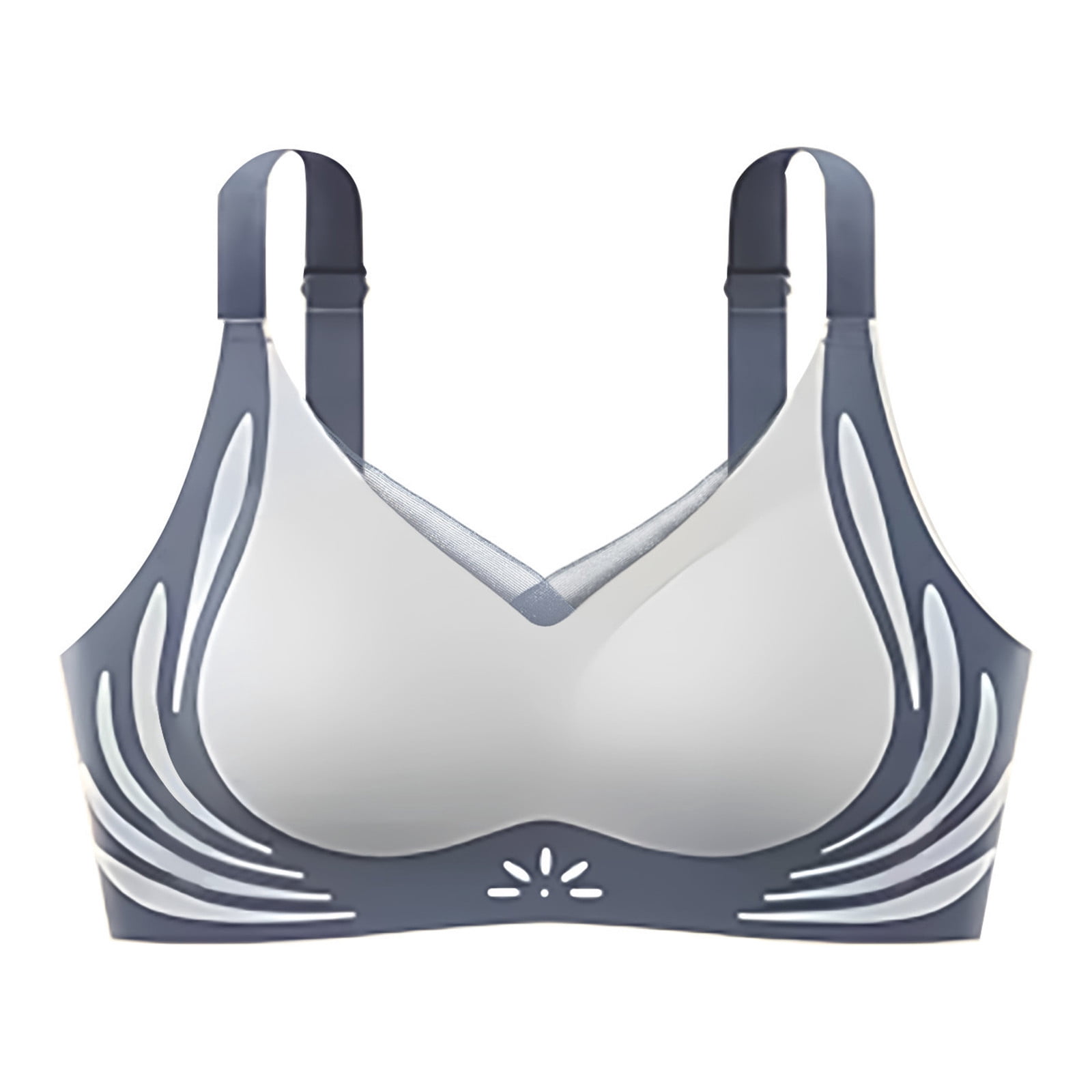 Agkizg Seamless Color Wireless Daily Bra,Sponge Pad Soft Support Bra ...