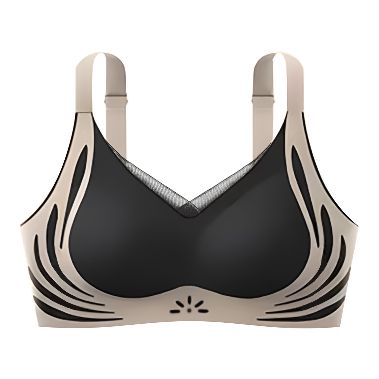 Agkizg Seamless Color Wireless Daily Bra,Sponge Pad Soft Support Bra ...