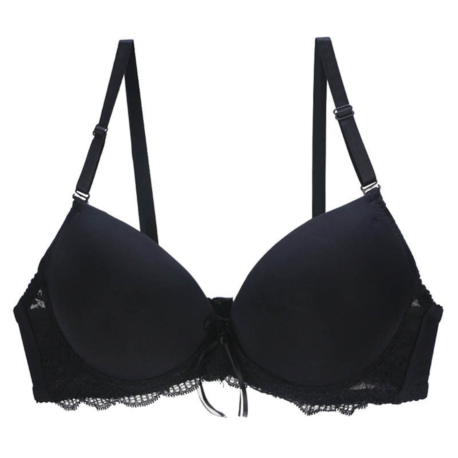 Agkizg Seamless Push Up Lace Sports Bra Breathable Comfortable Wireless ...