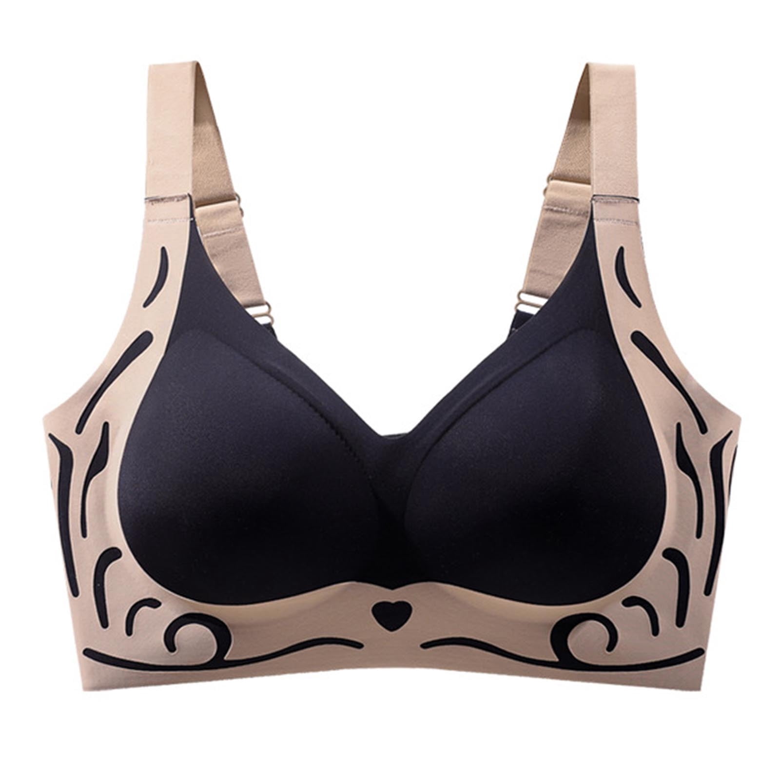 Agkizg Soft Support Wireless Daily Bra,Thin Seamless Bra,Breathable ...