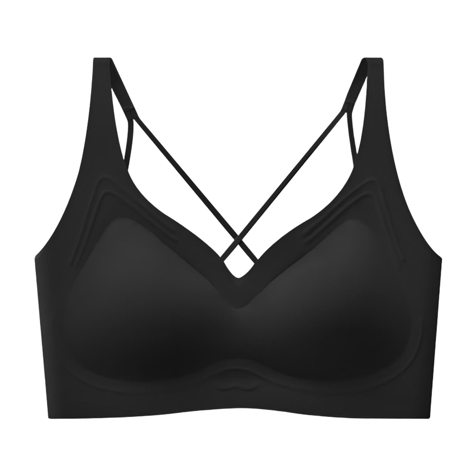 Agkizg T‑Shirt Bras for Women Push Up Solid Color Wireless Seamless ...
