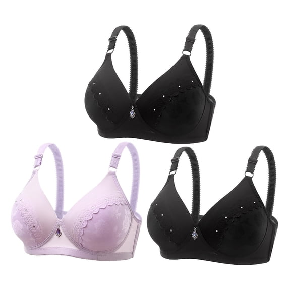Agkizg Thin Lace Bra Wireless Maternity Everyday Wear Soft Breathable ...