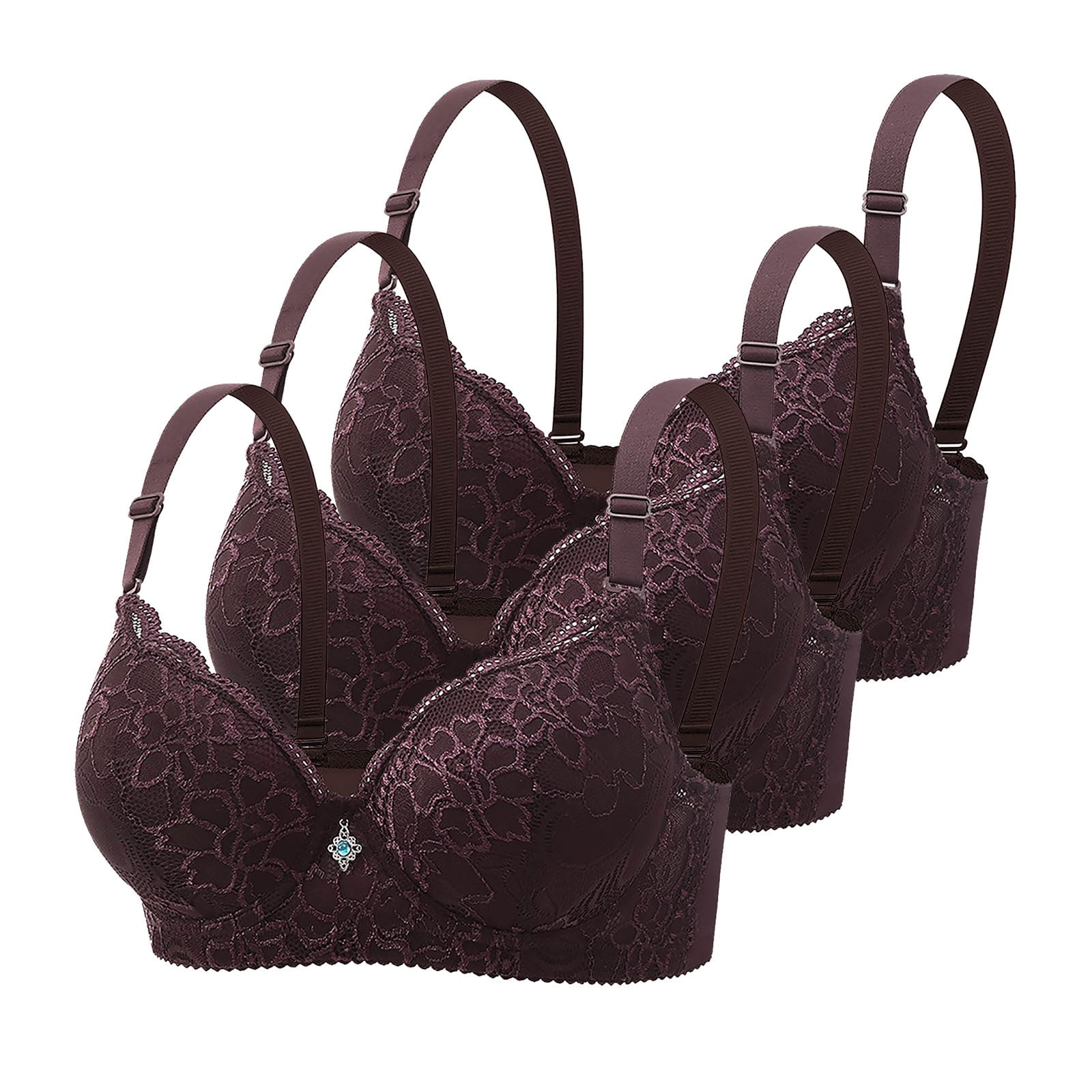 Agkizg Underwire Bra Push Up Breathable Soft Fabric Comfortable ...