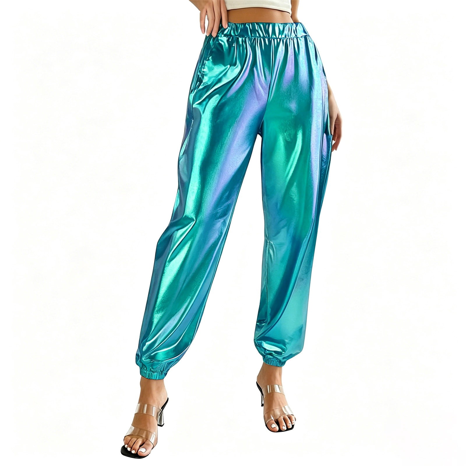 Agkizg Women's Pants Solid Color Jogger Full Length Womens Pants ...