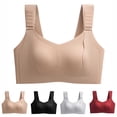 Agkizg Women's Plus Size Wireless Bra Lift Straps Multi Way Hook ...