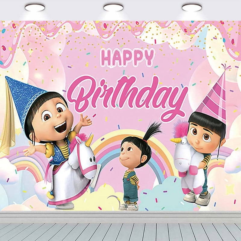 Despicable Me Birthday Banner