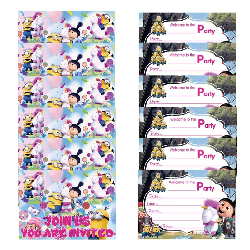Agnes Invite Invitations Cards Stock Bulk Birthday Fill-in Party ...