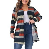 Agnes Orinda Women's Plus Size Cardigans Open Front 3/4 Bell Sleeve Sheer Lace Cover Up 3X Hot ...