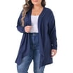 Agnes Orinda Women's Plus Size Cardigans Open Front 3/4 Bell Sleeve Sheer Lace Cover Up 3X Hot ...