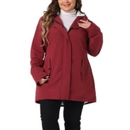 Agnes Orinda Women's Plus Size Winter Coats Single Breasted Jackets ...