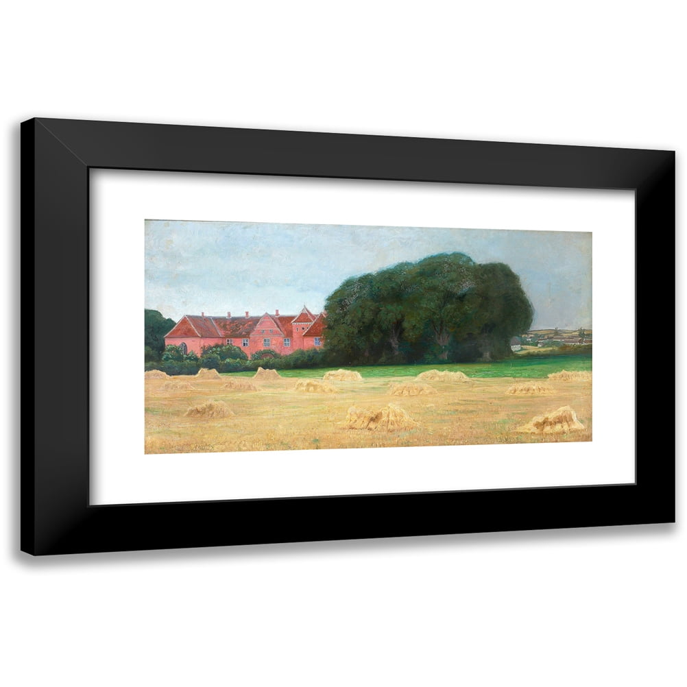 Agnes Slott-Møller 24x14 Black Modern Framed Museum Art Print Titled ...