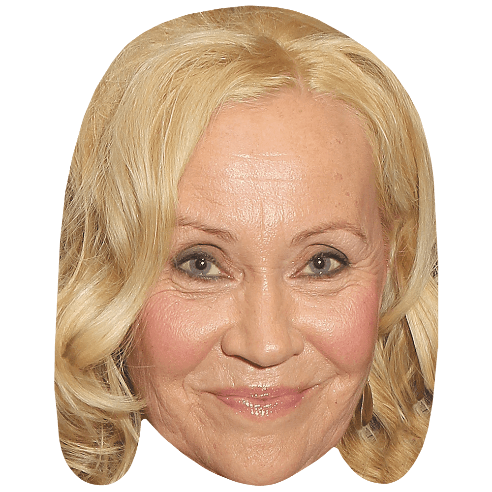 Agnetha Faltskog (Old) Celebrity Mask, Flat Card Face, Fancy Dress Mask ...