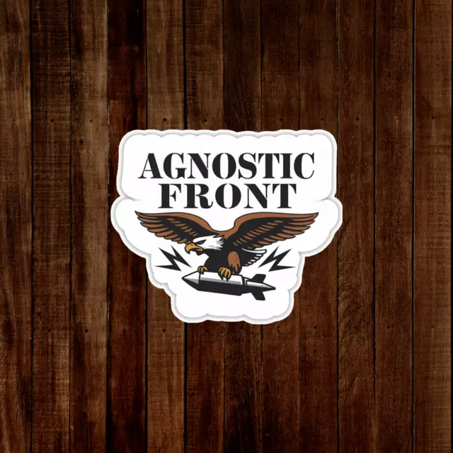 Agnostic Front Punk Rock Eagle Sticker - Classic 80S Hardcore Music ...