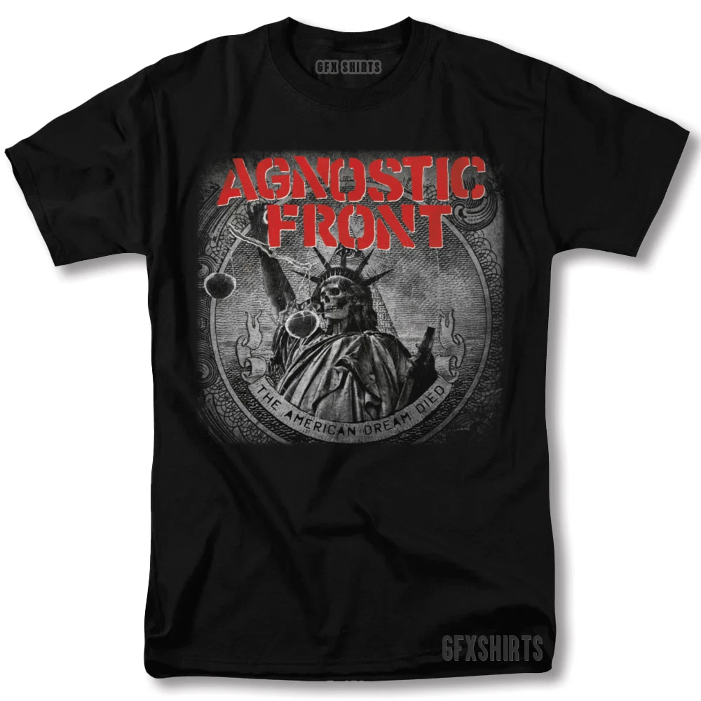 Agnostic Front Shirt Punk Rock Concert Tour Merch Vntg Design T-Shirt ...