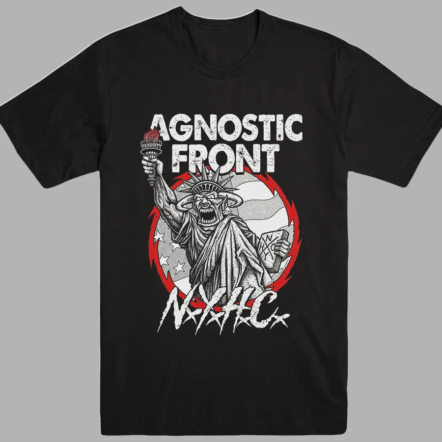Agnostic Front band NEW YORK black T-shirt Unisex tee All sizes 3F558 ...