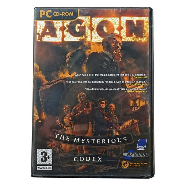 Agon The Mysterious Codex PC CDRom - Exotic Adventures at the Turn of ...