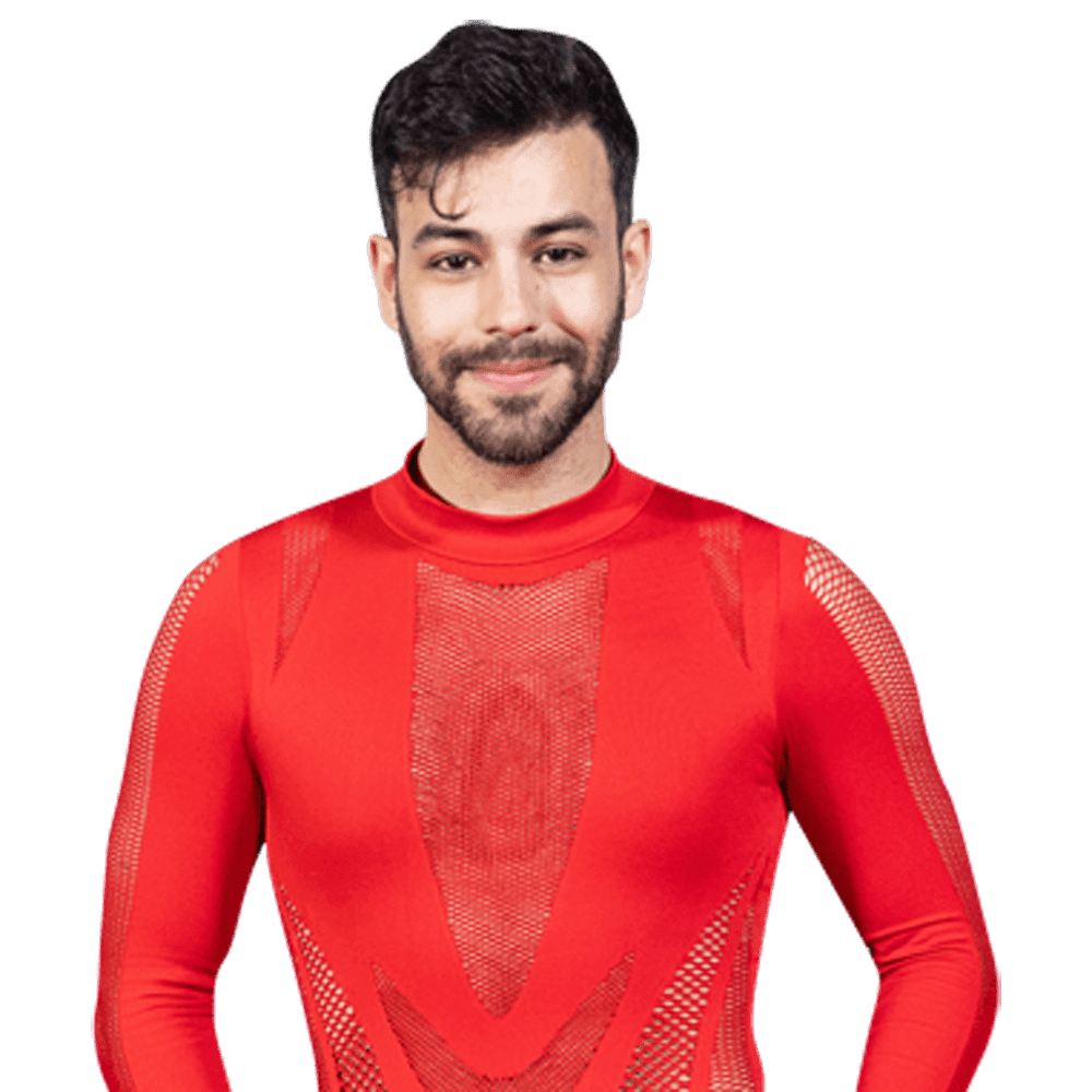 Agoney Morales (Red Top) Half Body Buddy Cutout - Walmart.com