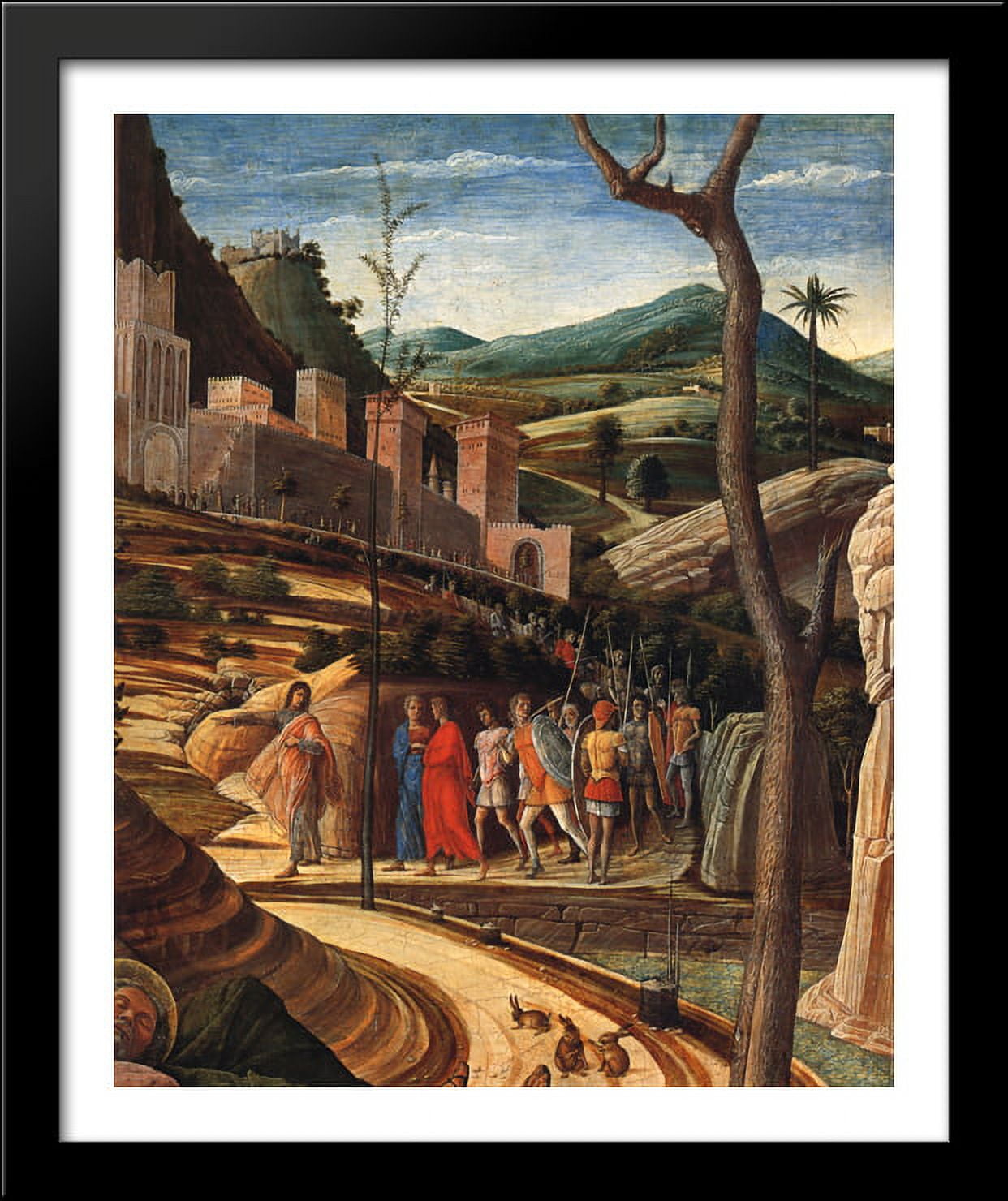 Agony in the Garden [detail] 28x34 Large Black Wood Framed Print Art by ...