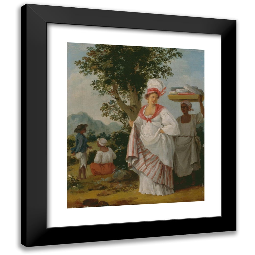 Agostino Brunias 15x18 Black Modern Framed Museum Art Print Titled - A ...