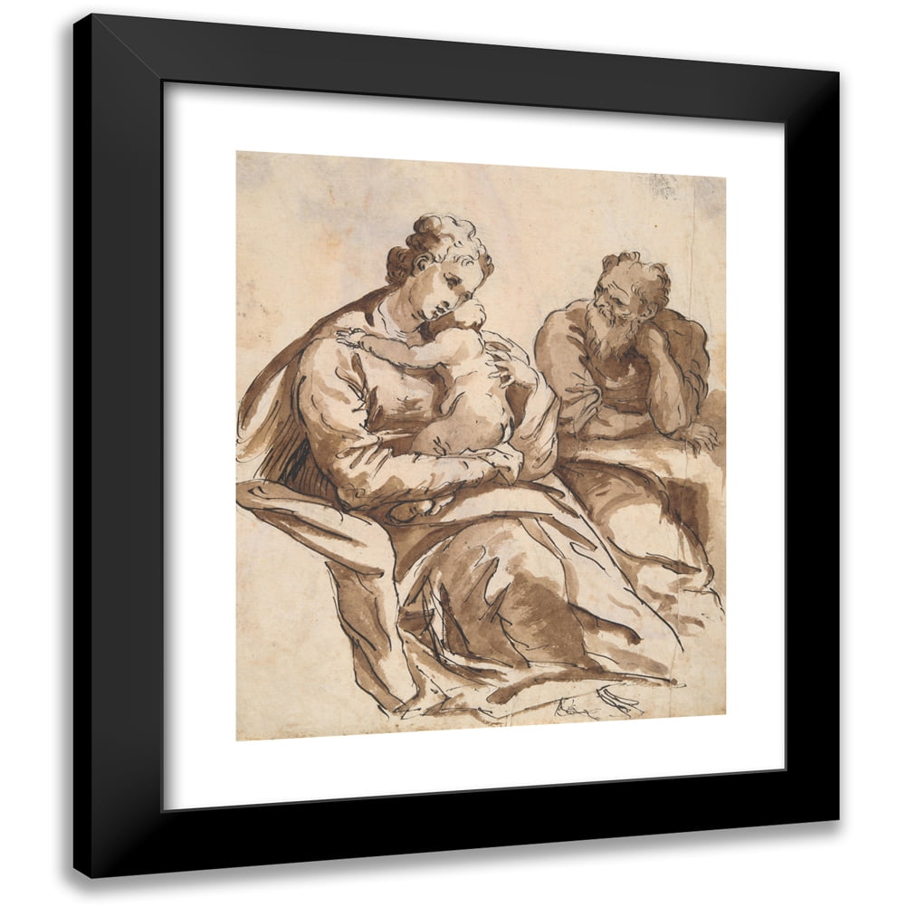 Agostino Carracci 15x18 Black Modern Framed Museum Art Print Titled ...