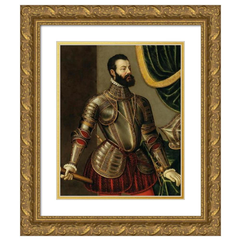 Agostino Galeazzi 12x14 Gold Ornate Wood Frame and Double Matted Museum ...