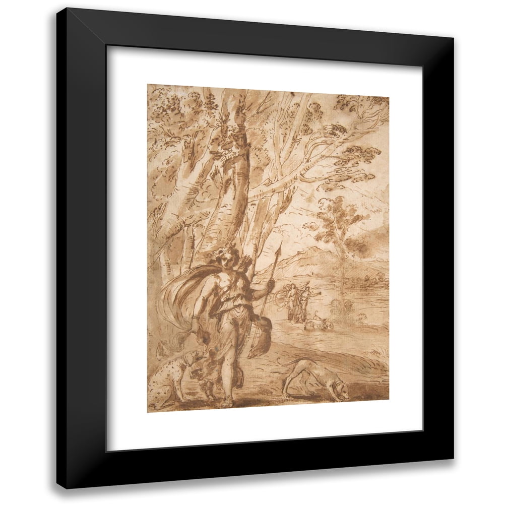 Agostino Tassi 11x14 Black Modern Framed Museum Art Print Titled - The ...