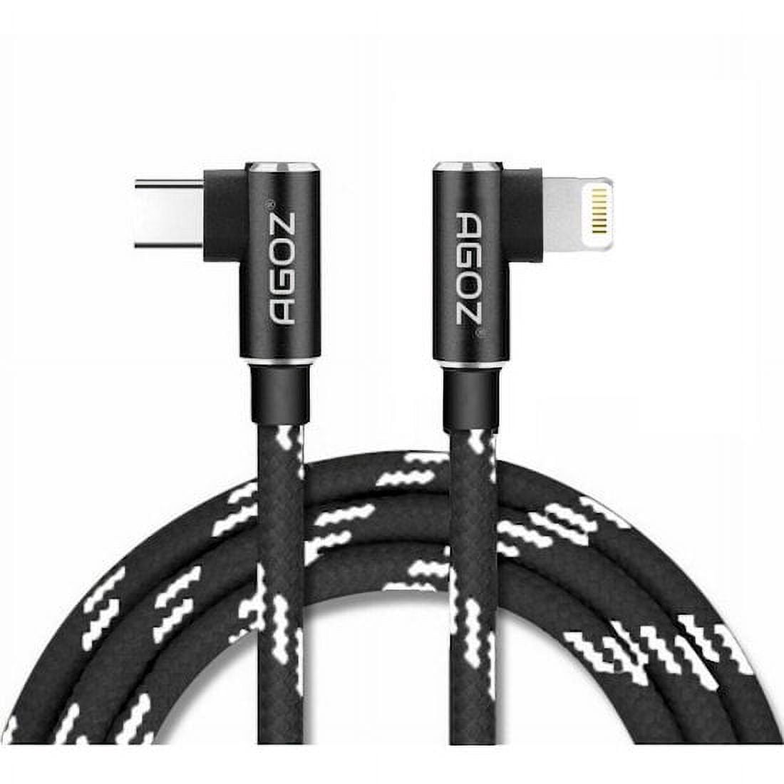 Agoz 4ft L-Shape 90° iPhone to USB C Cable Fast Charger for iPhone 14 ...