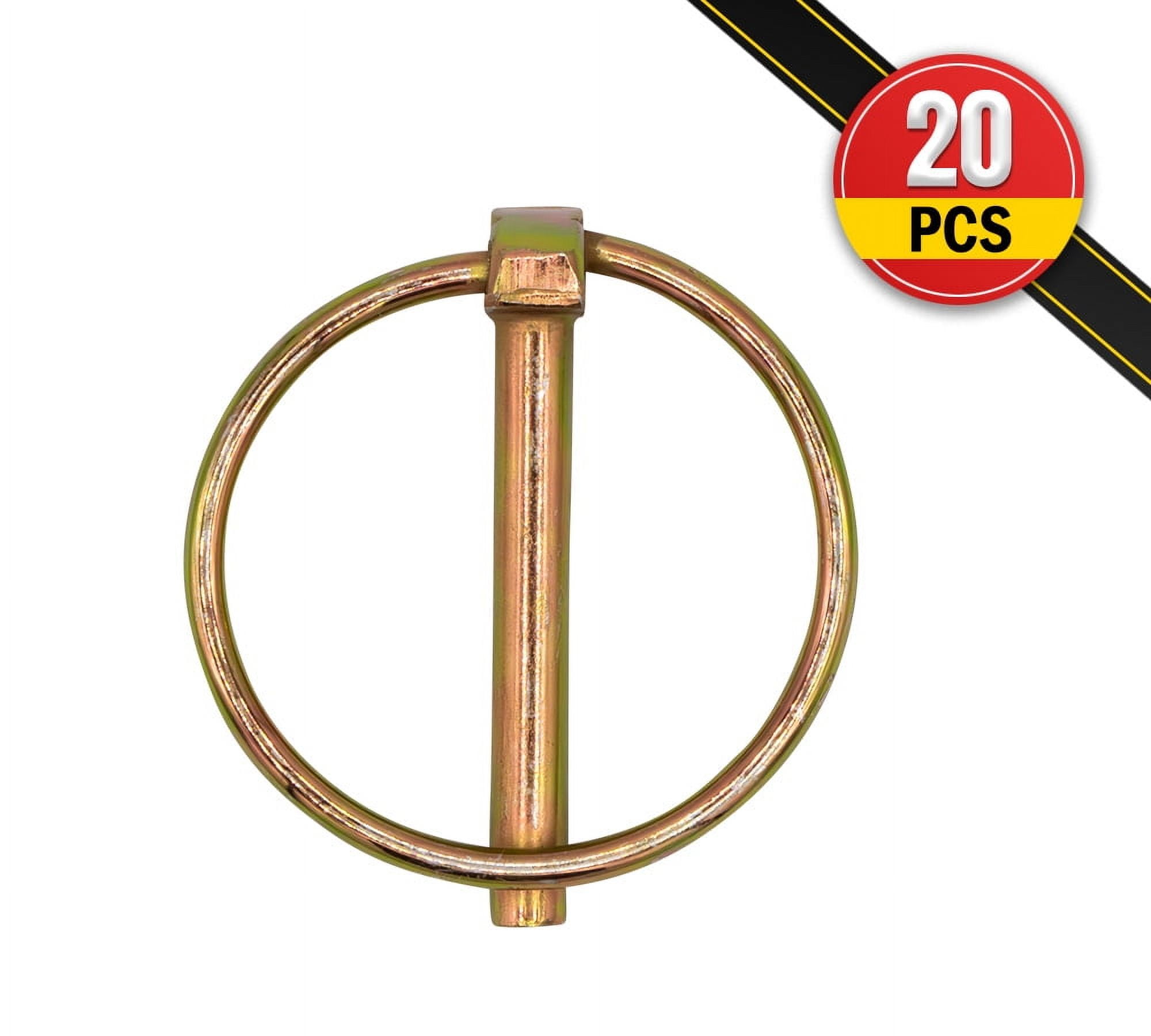 AgraLink 1/4" 20 Pcs Carbon Steel Lynch Pin, Clamshell Box of 4 Pcs ...