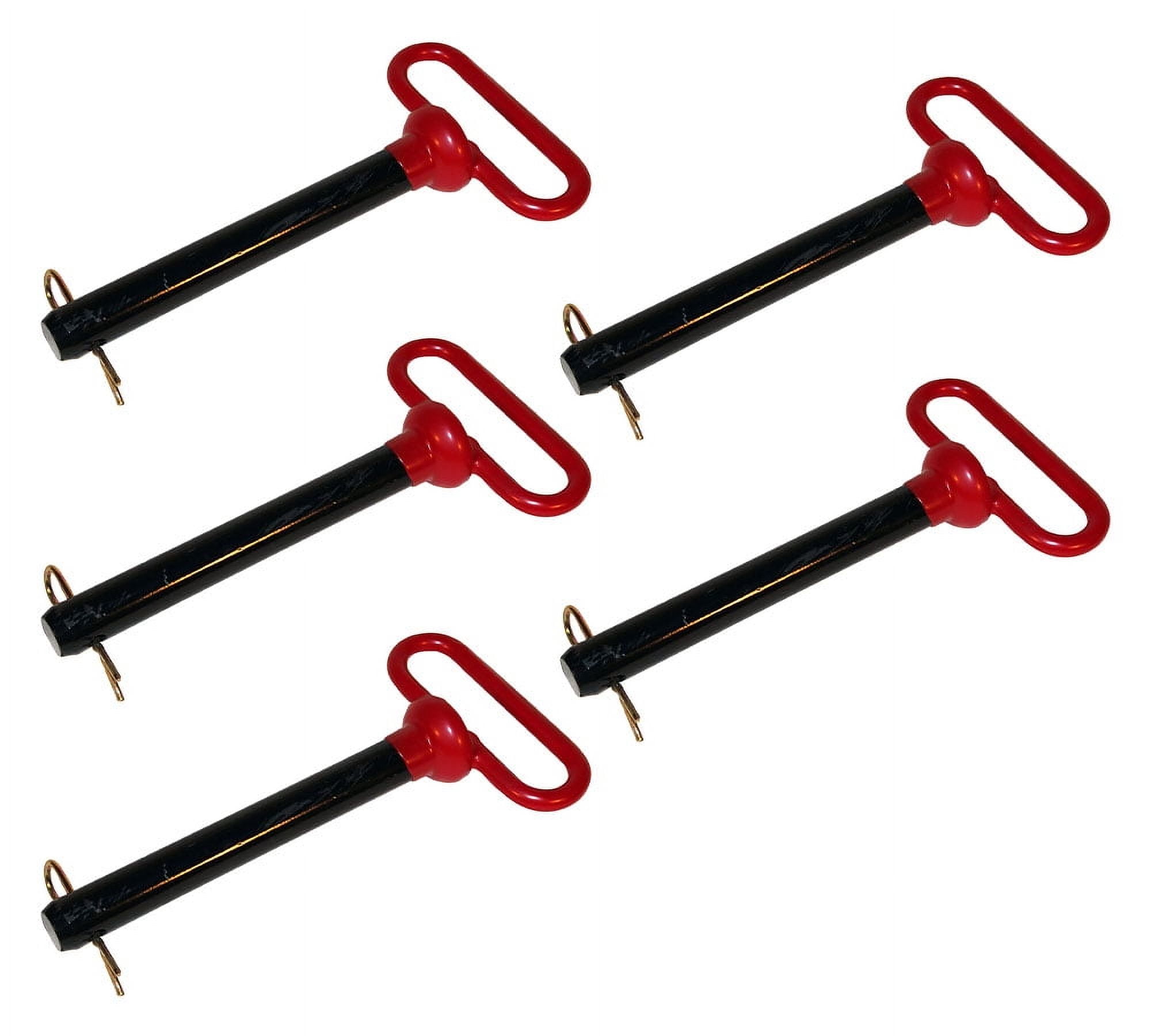 AgraLink 5 PCS 7/8 inch Red Handle Forged Hitch Pin Hitch Pin ...