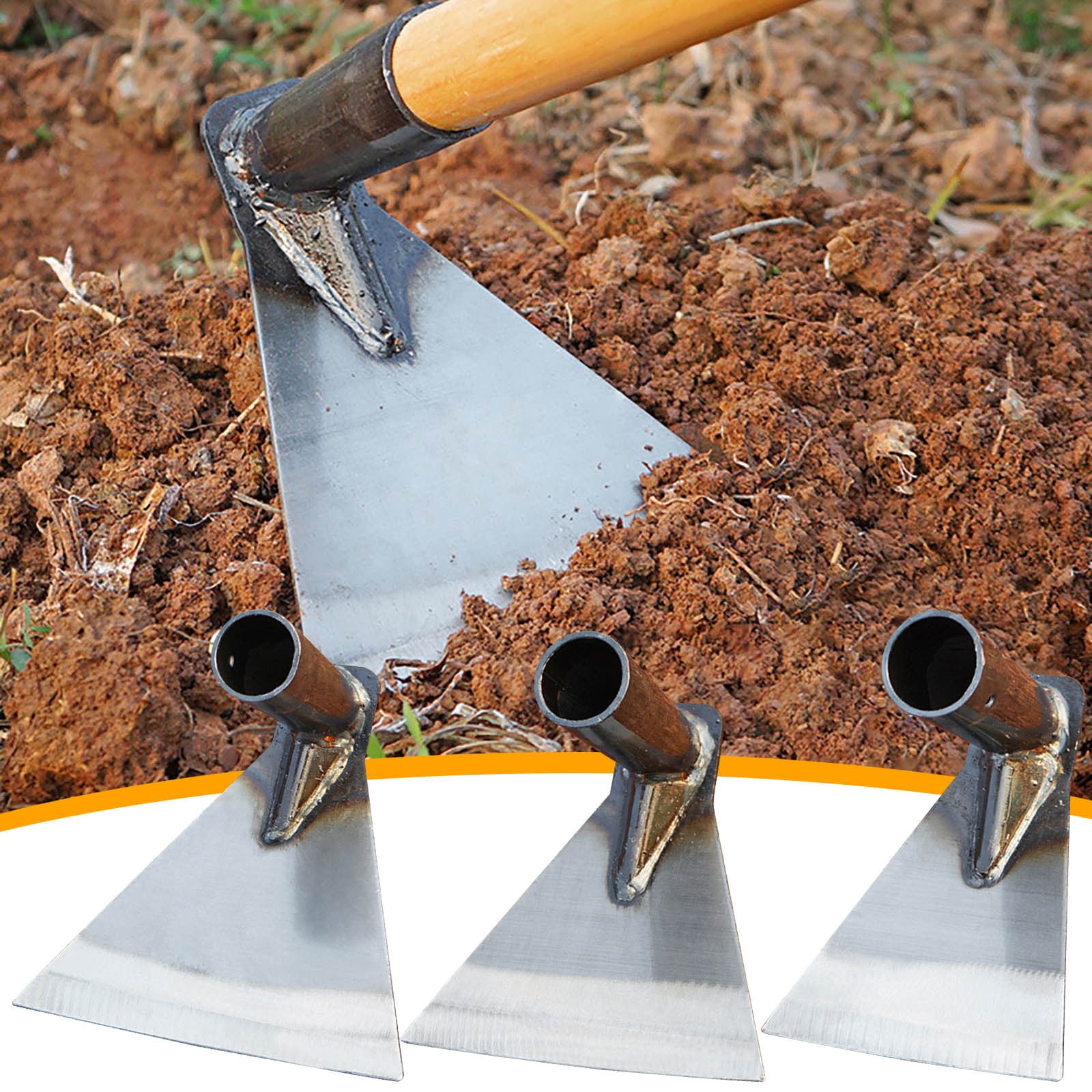 Agricultural Hoe | Thickened Manganese Steel Forged Garden Tool | Heavy ...
