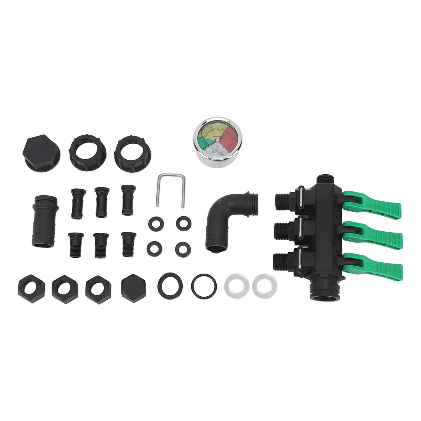 Agricultural Pesticide Sprayer Splitter with Shut Off Valve Pressure ...