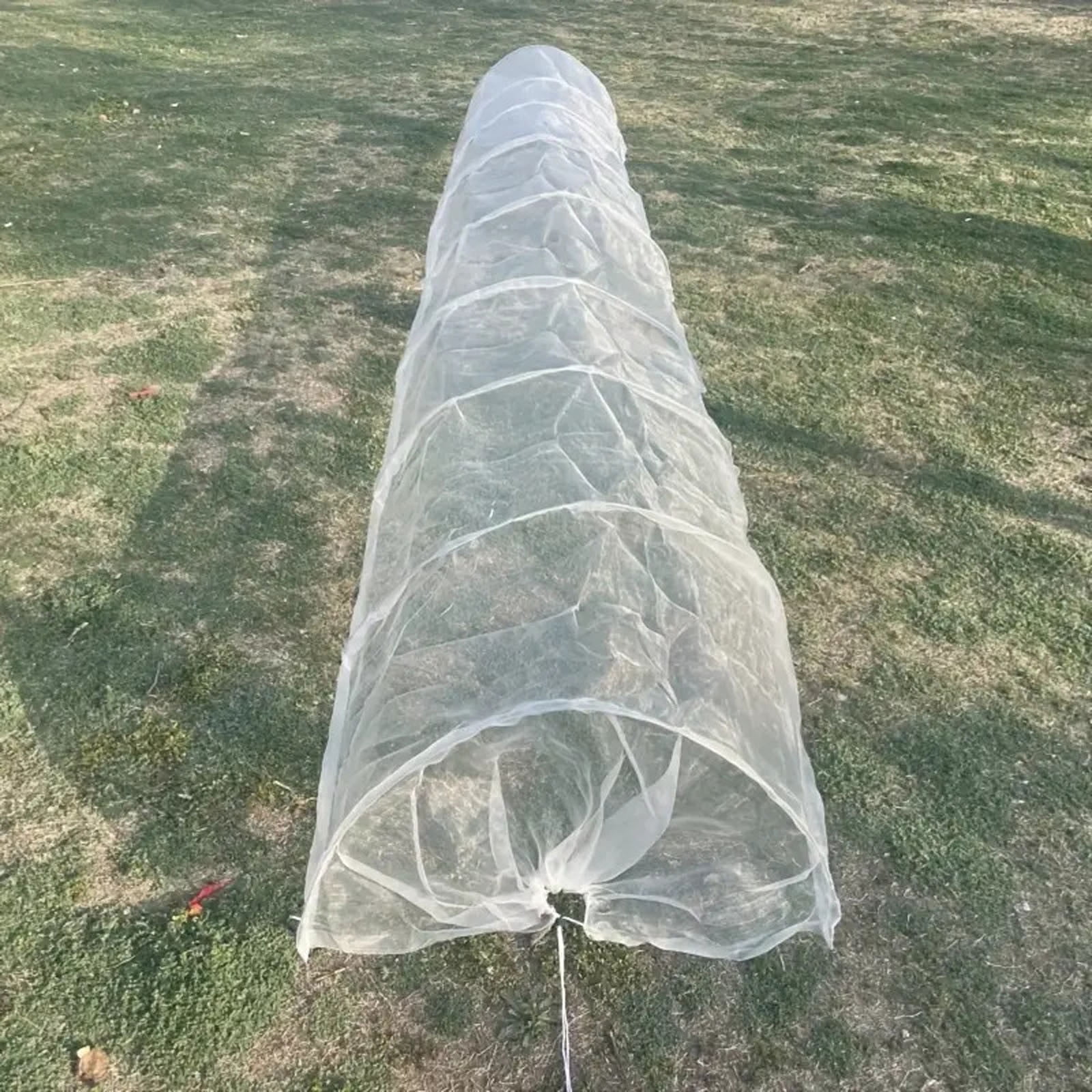 Agricultural Planting Tunnel Small Greenhouse White Net-Collapsible ...