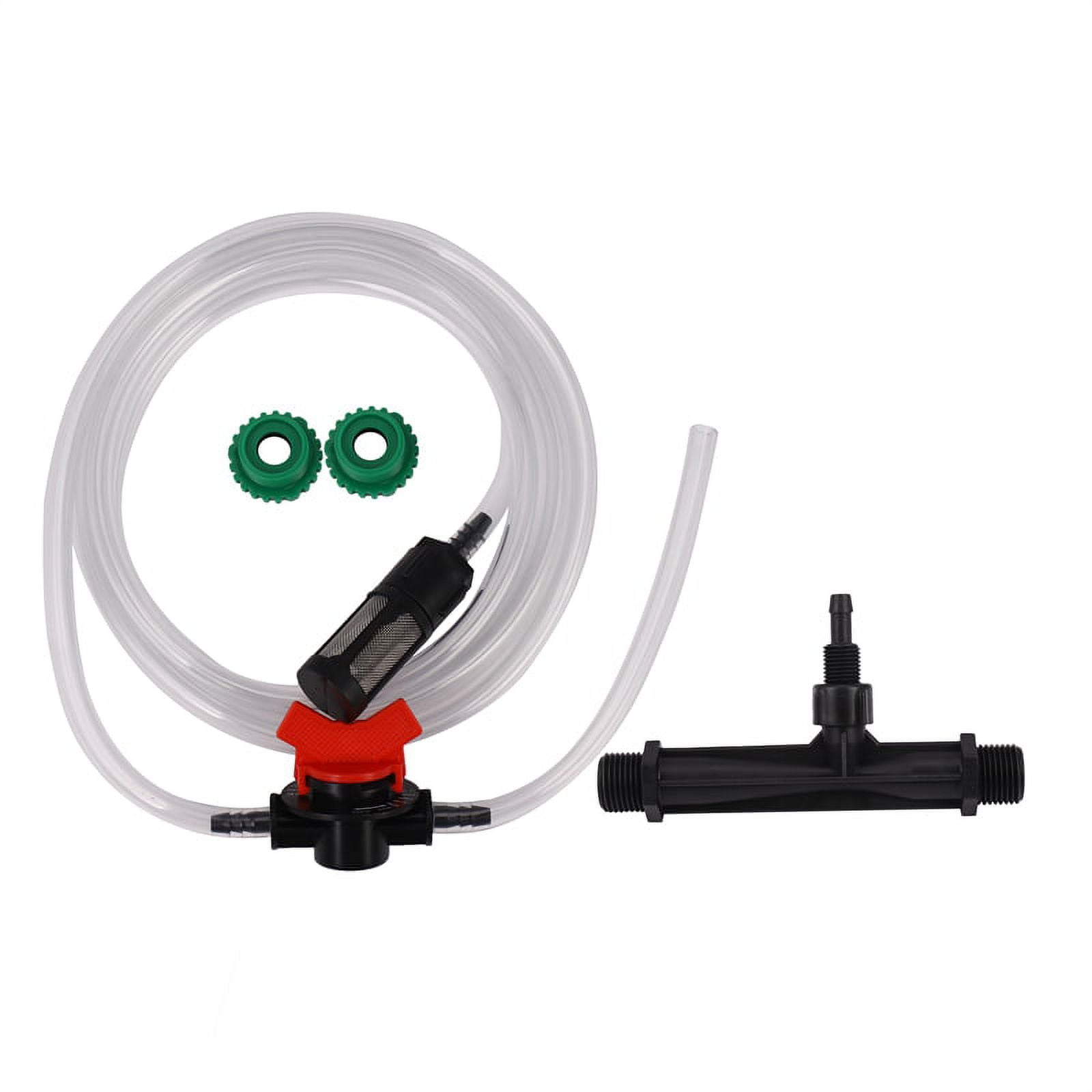 Agricultural Venturi Fertilizer Injector Kit with 1/2 Inch to 3/4 Inch ...