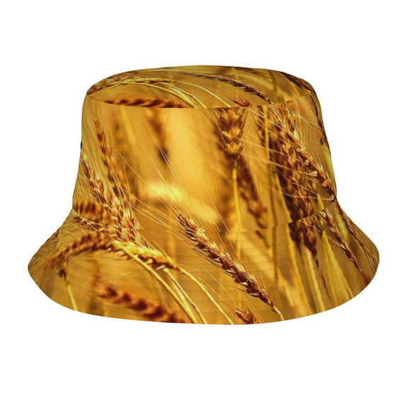 Agricultural Wheat Field Bucket Hat for Men Women Fisherman Outdoor ...