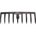 Agricultural rake gardening rake 9-tooth for soil loosening and ...