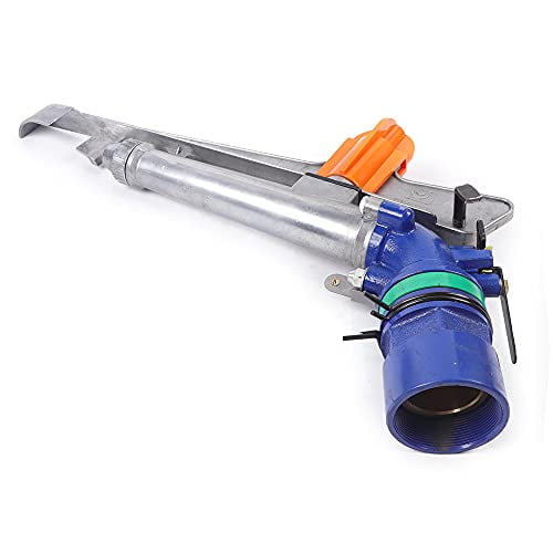 Agriculture Irrigation Sprinkler Gun 360° Adjustable Impact 50-60m ...