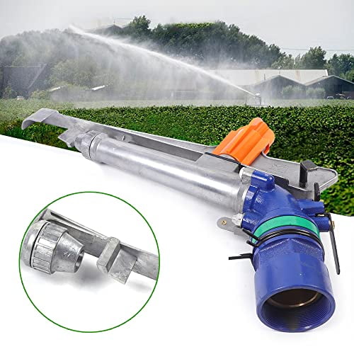 Agriculture Irrigation Sprinkler Gun 360° Adjustable Impact 50-60m ...