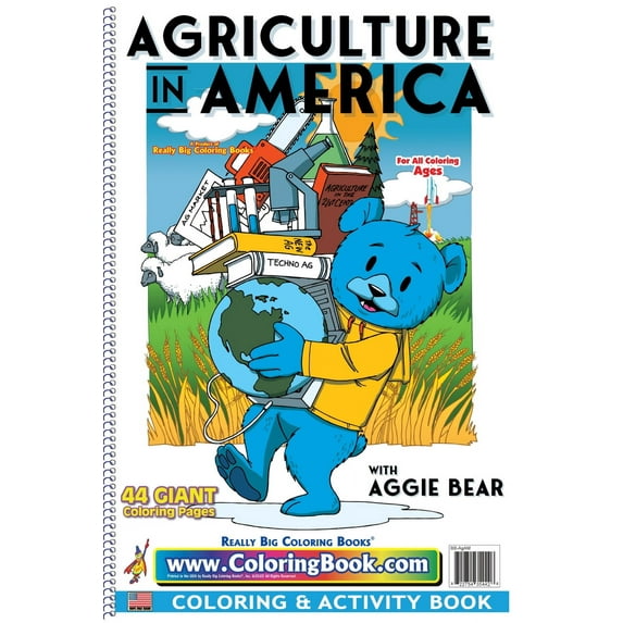 Agriculture in America with Aggie Bear Really Big Coloring Book ...