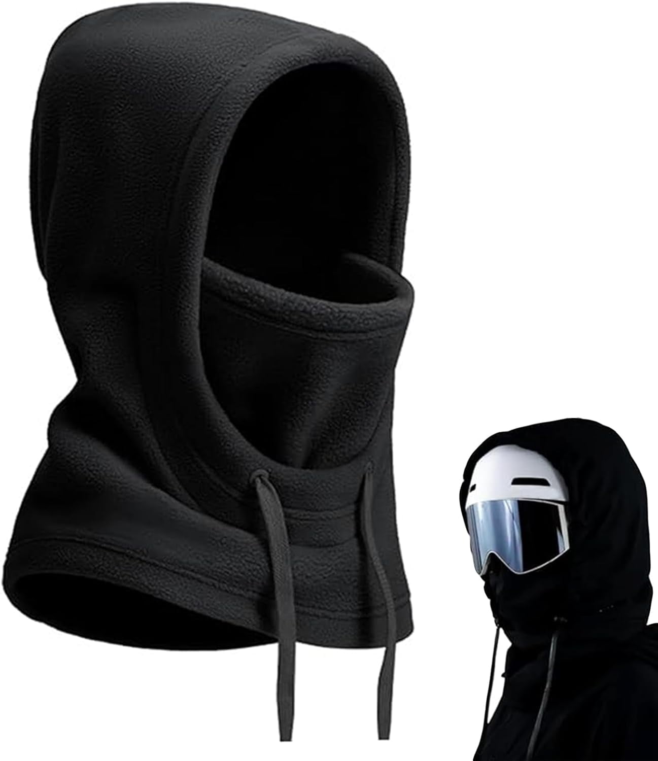Agriculturi Waterproof Fleece-Lined Hood, Balaclava Face Mask Men and ...