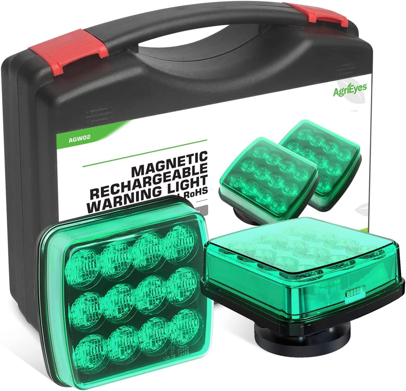 Agrieyes 2Pcs Wireless Emergency Strobe Lights for Trucks,Vehicles ...
